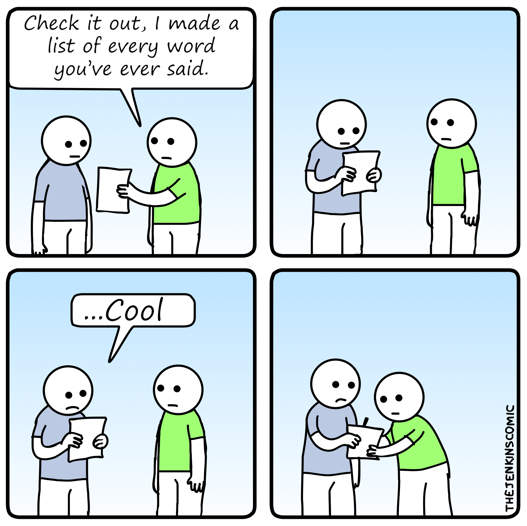 The paper seems a little small | Webcomics | Know Your Meme