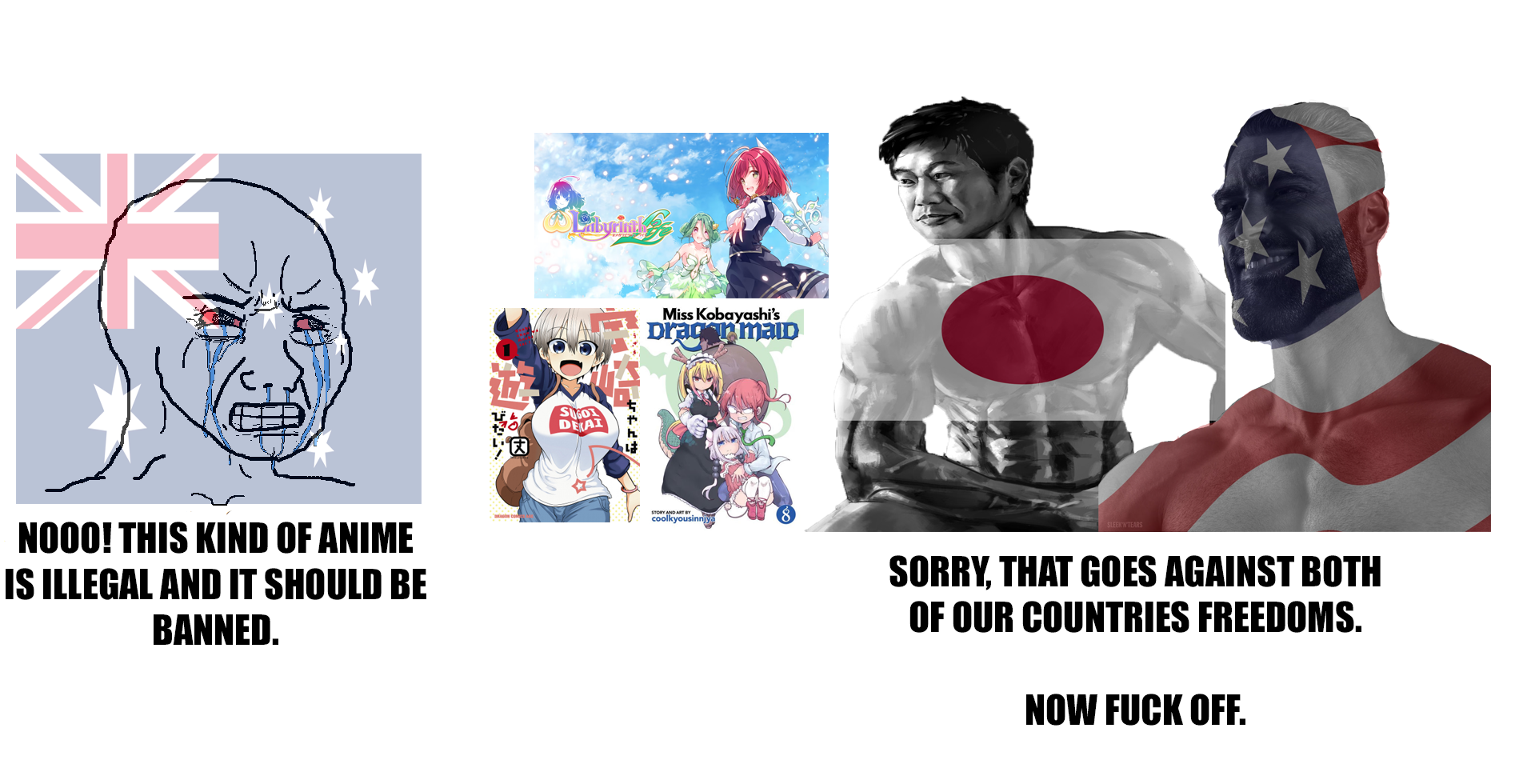 Virgin Australia vs. Chad America and Japan | GigaChad | Know Your Meme