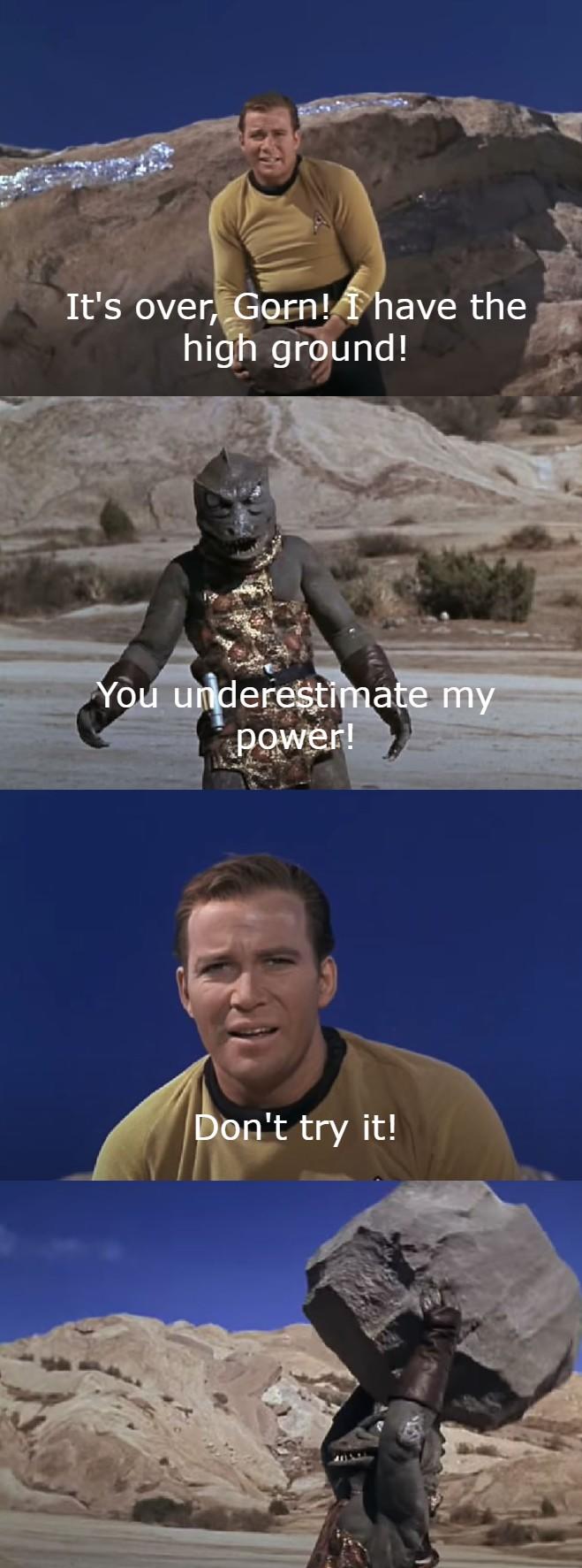 I threw a rock at him! It was a big rock... | /r/PrequelMemes | Prequel ...