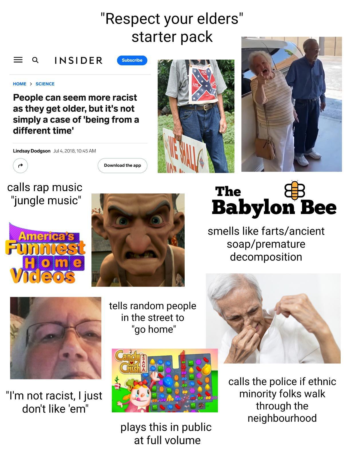 "Respect your elders" starter pack | /r/starterpacks | Starter Packs ...
