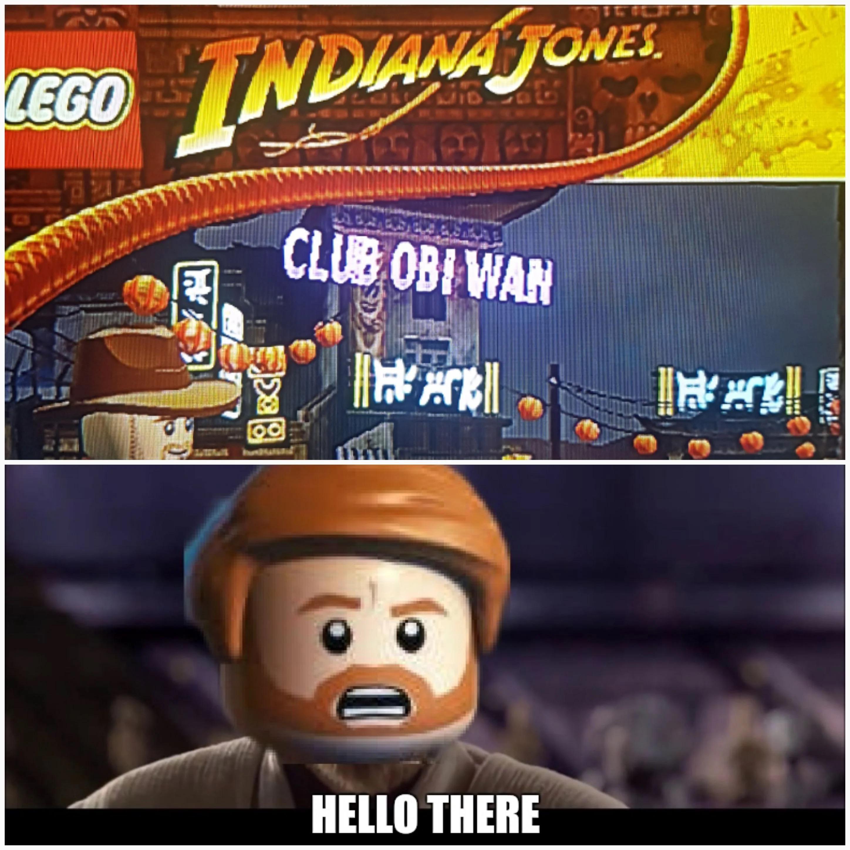 When you realize that Lego Indiana Jones was a better crossover than ...