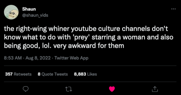 Prey Movie Tweet | Prey (2022 Film) | Know Your Meme