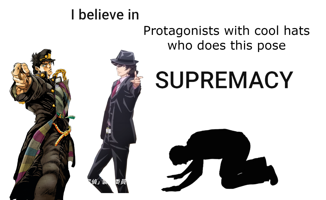The symbols of being a chad | /r/ShitPostCrusaders/ | JoJo's Bizarre ...