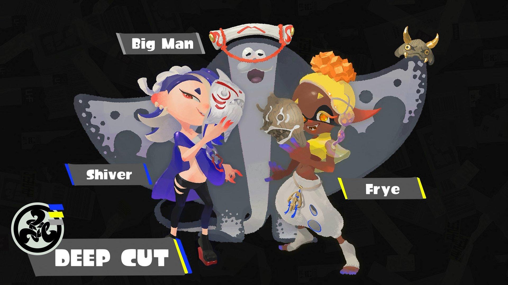Frye & Shiver (..and Big Man) From Deep Cut revealed | Splatoon 3 ...
