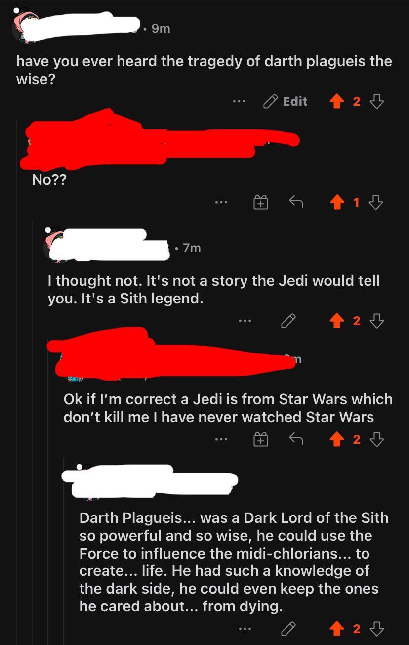 Have you ever heard the tragedy of darth plagueis the wise? | /r ...
