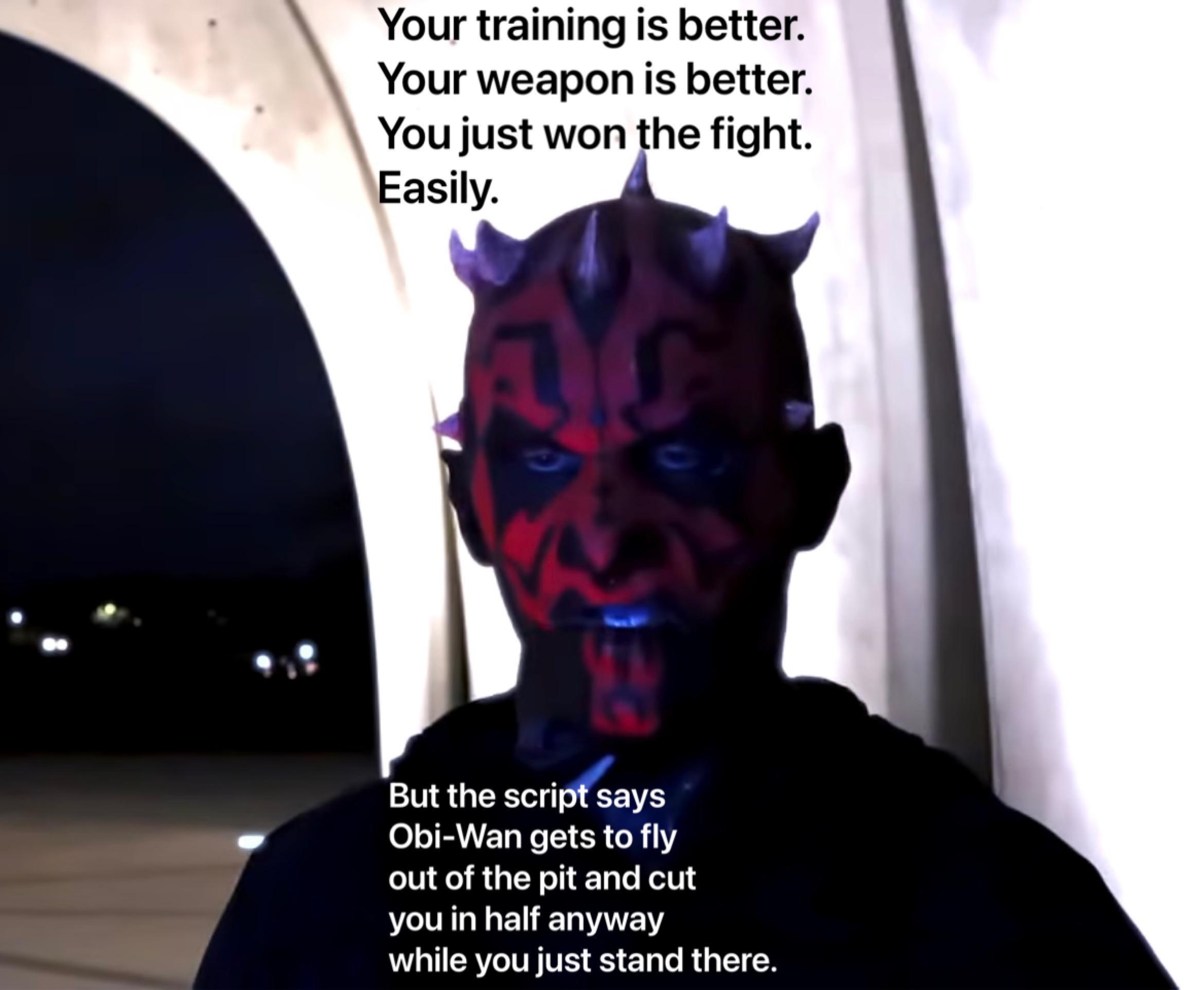 No wonder he was so angry during The Clone Wars! | /r/PrequelMemes ...