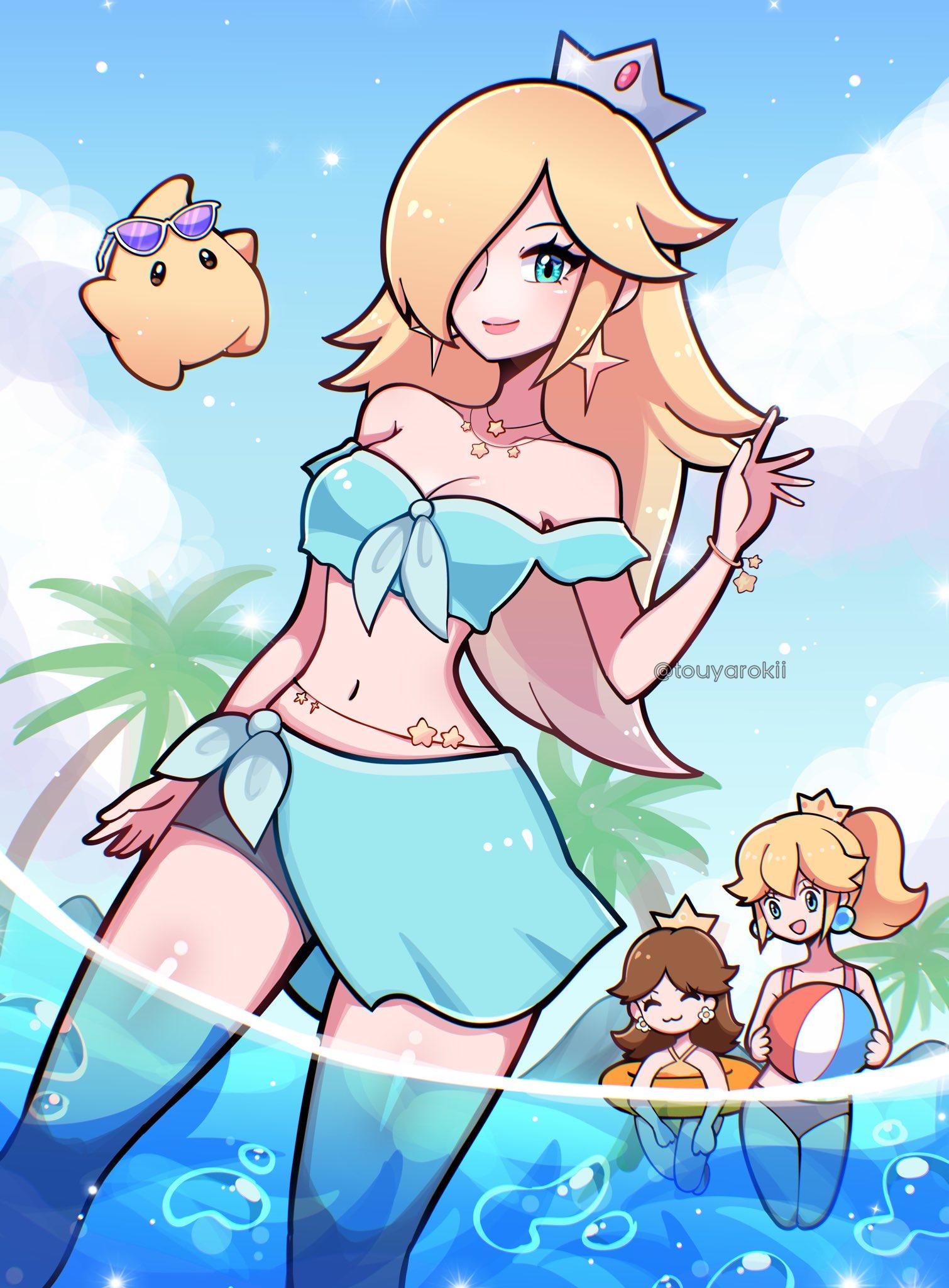 Rosalina At The Beach 🏝 Super Mario Know Your Meme