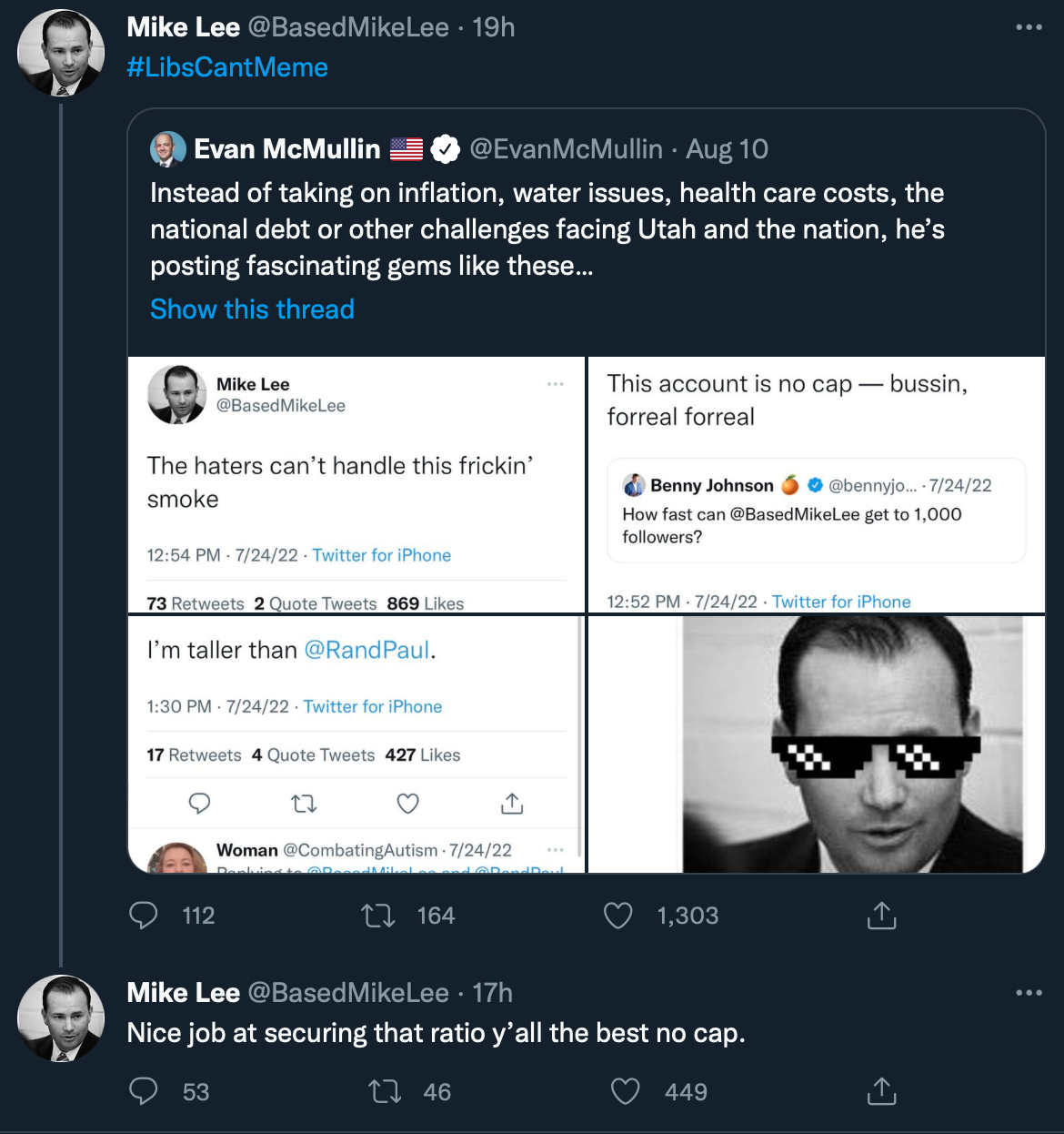 McMullin Attack | Based Mike Lee | Know Your Meme