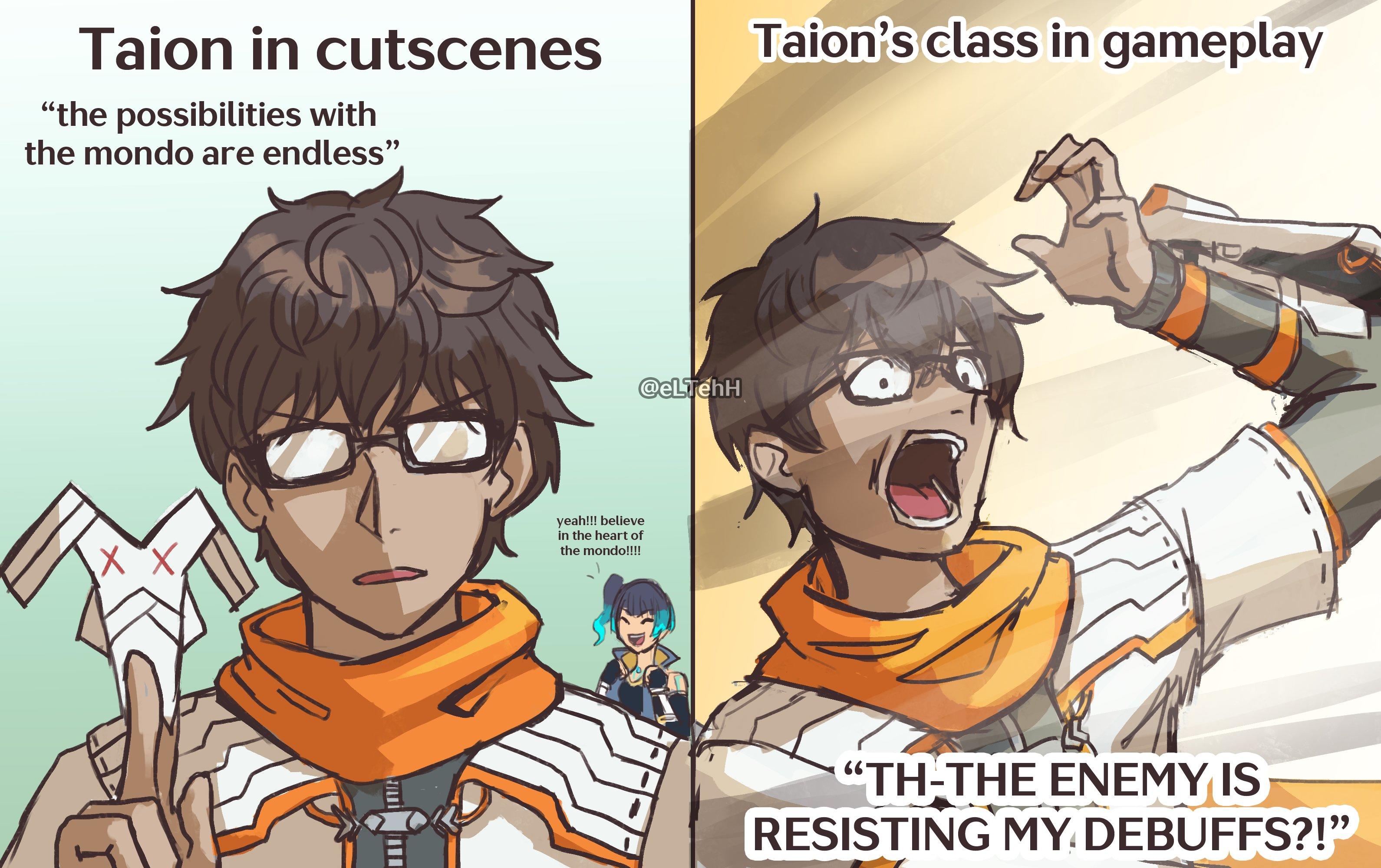 Taion in cutscenes VS Taion's class in gameplay | Xenoblade Chronicles ...