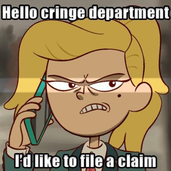 Hello cringe department. I'd like to file a claim | Based Department ...