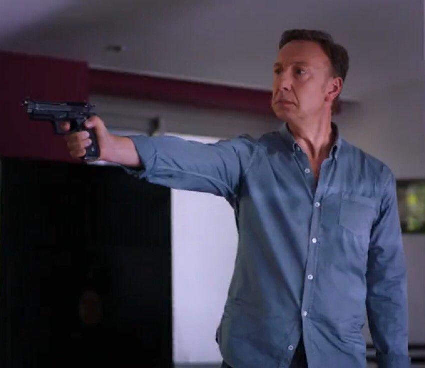 Template image | Stéphane Bern with a gun | Know Your Meme
