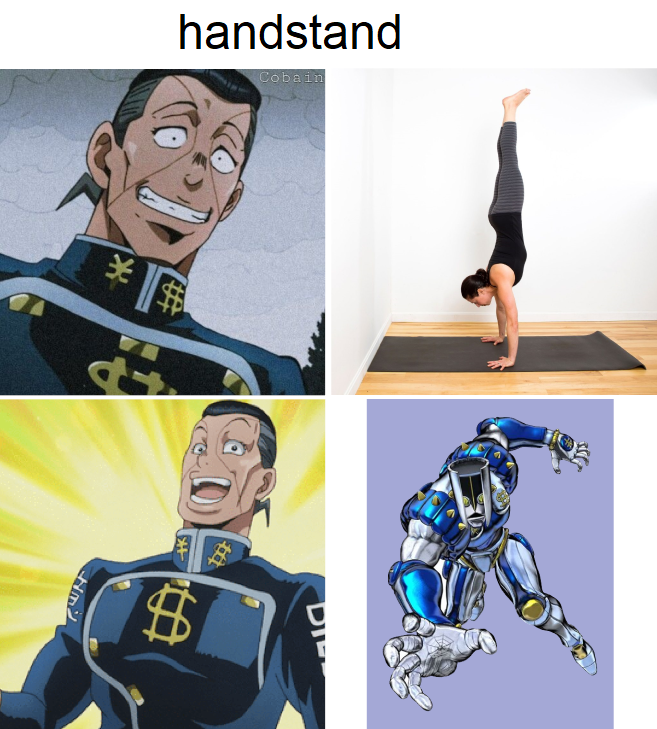 handstand/za hando | /r/ShitPostCrusaders/ | JoJo's Bizarre Adventure ...
