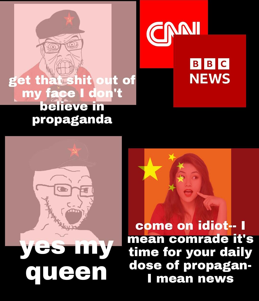 shout out to news with jingling gotta be my favorite Chinese propaganda ...