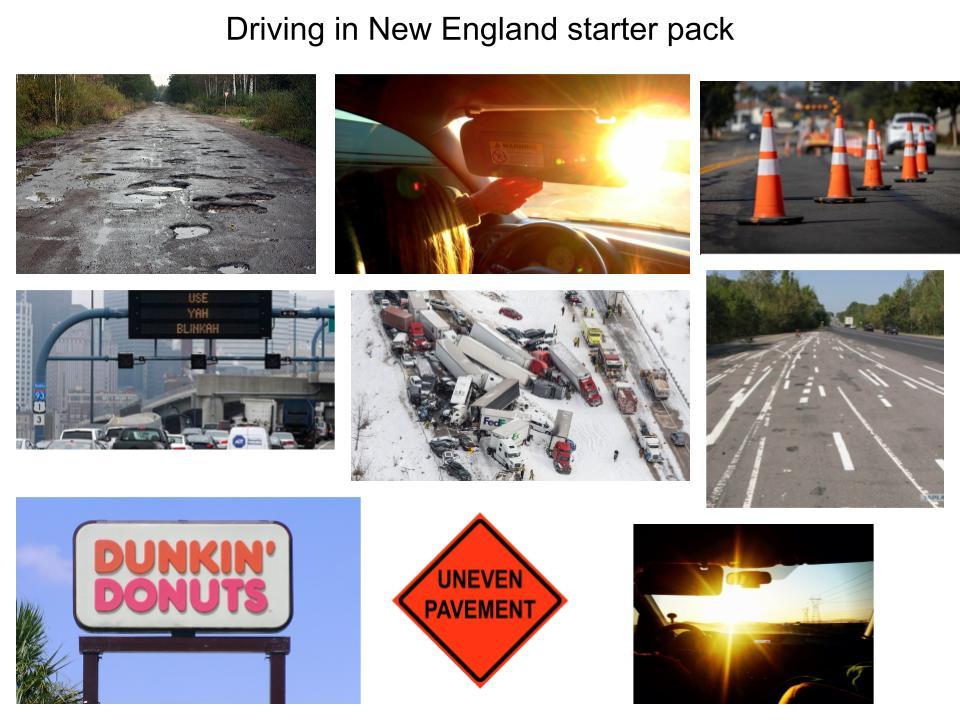 Driving in New England starter pack | /r/starterpacks | Starter Packs ...
