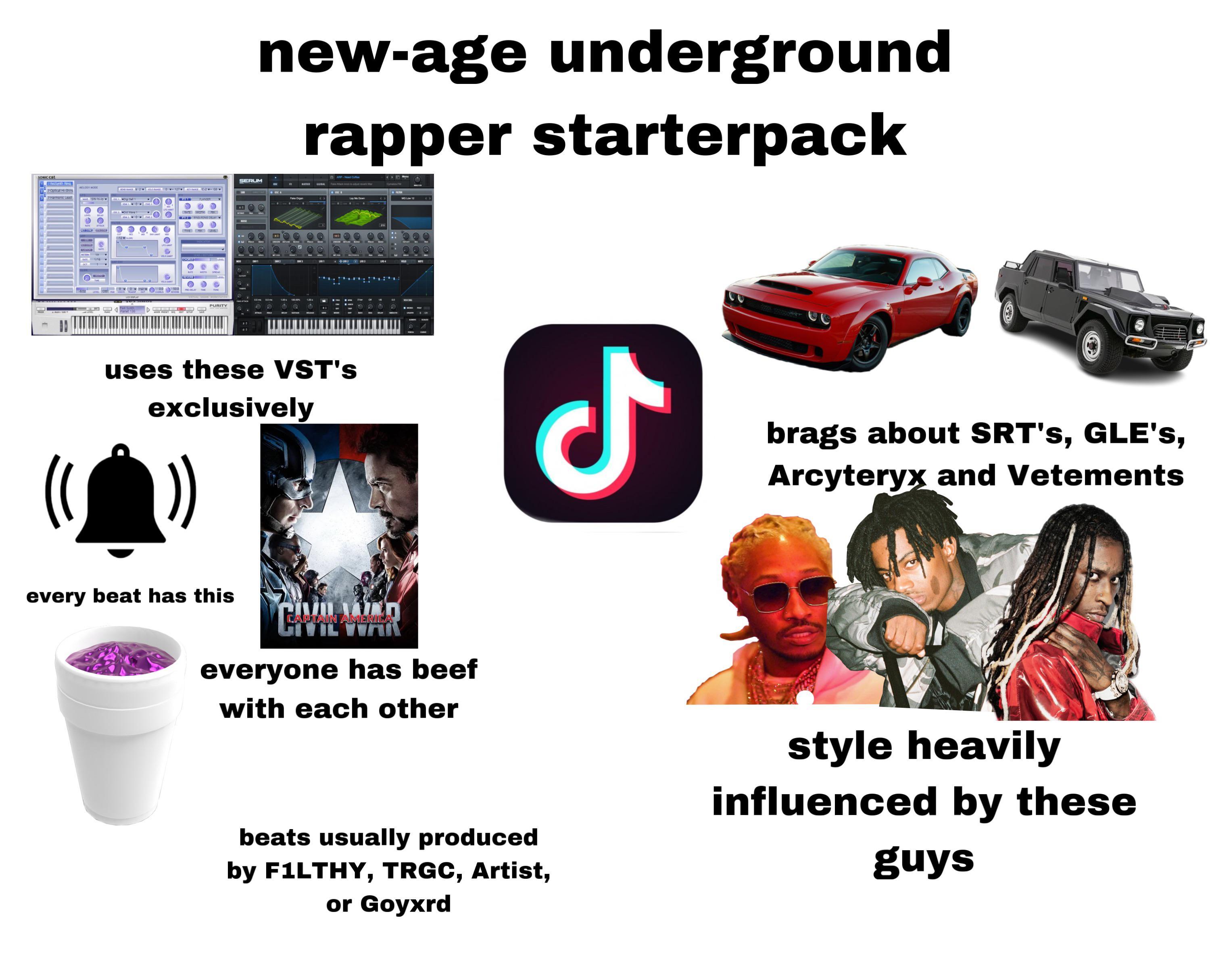 new-age underground rapper starterpack | /r/starterpacks | Starter ...