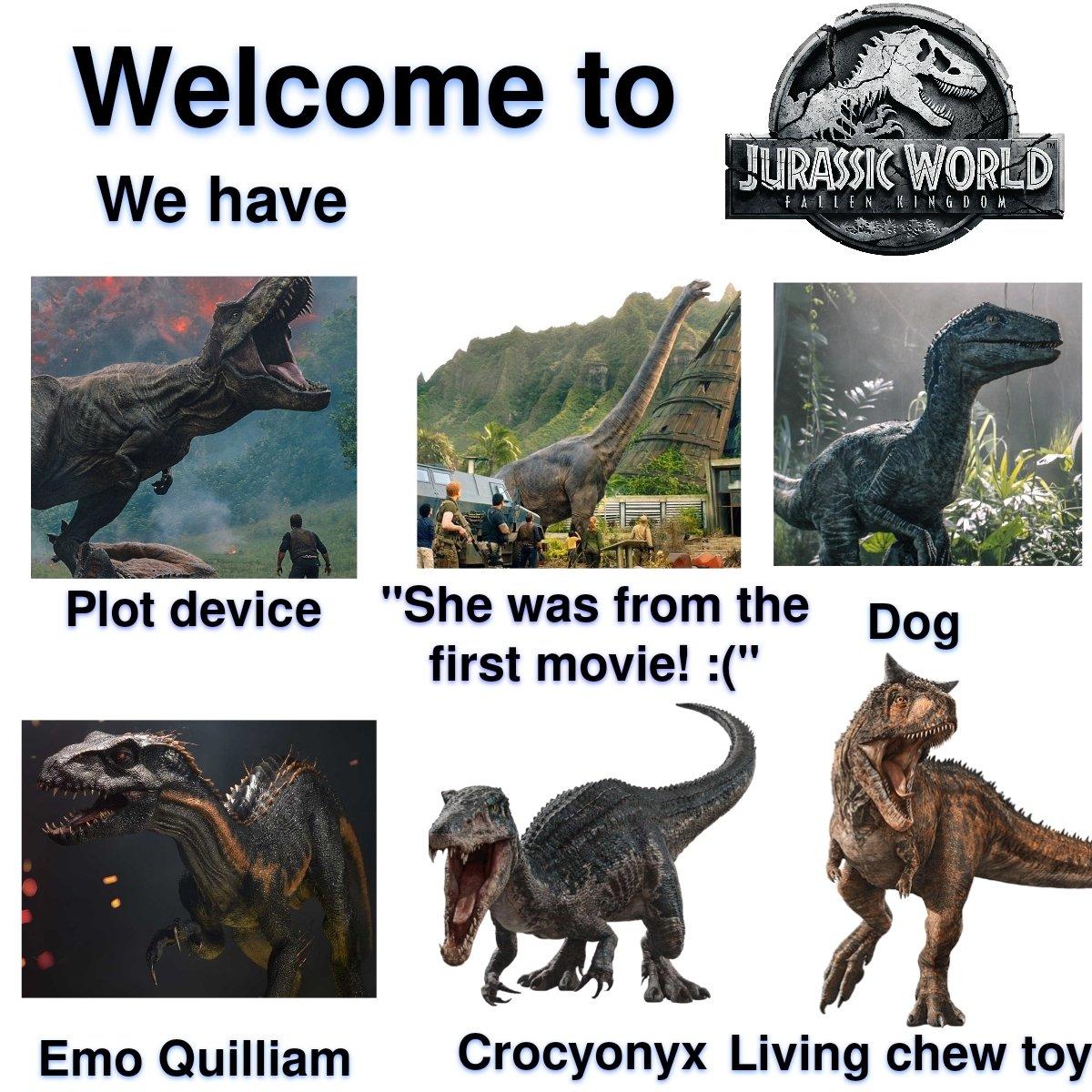 Welcome To Jurassic World Fallen Jurassic Park Know Your Meme