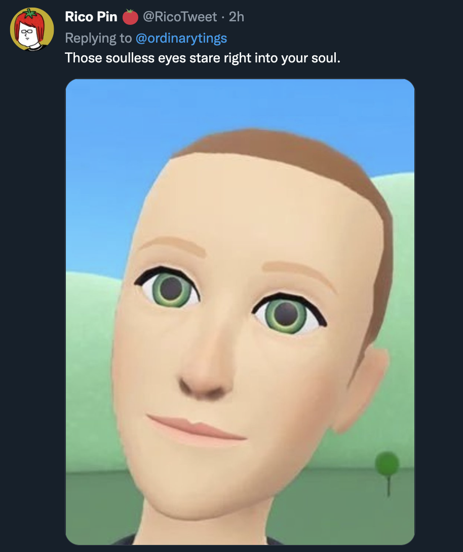 Zuckerberg Metaverse Selfie Meme | Mark Zuckerberg's Metaverse Avatar ...