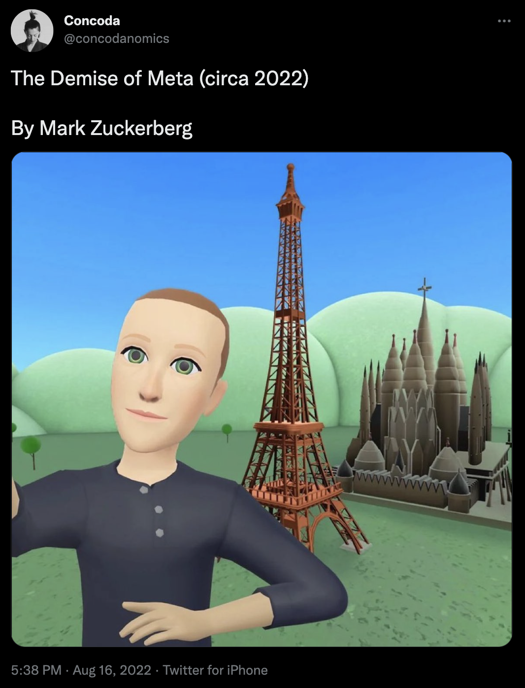 Metaverse In France And Spain Meme | Mark Zuckerberg's Metaverse Avatar ...