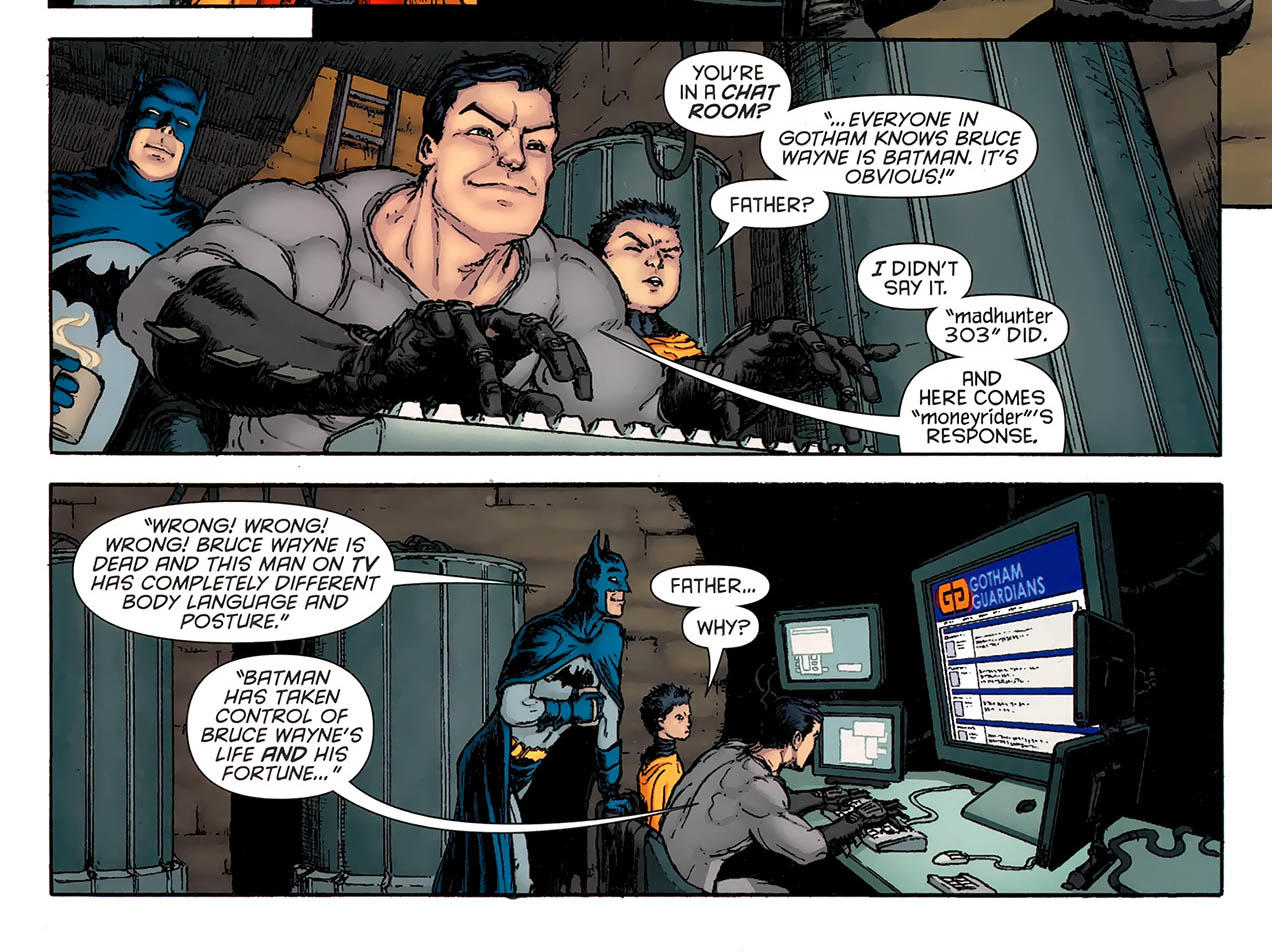 Batman checks out some online Batman Conspiracy Theories | Batman ...