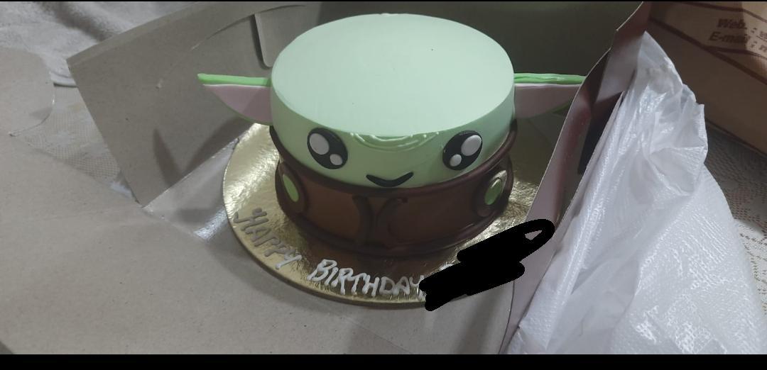 My birthday cake // 10.07.2022 | /r/BabyYoda | Baby Yoda / Grogu | Know ...