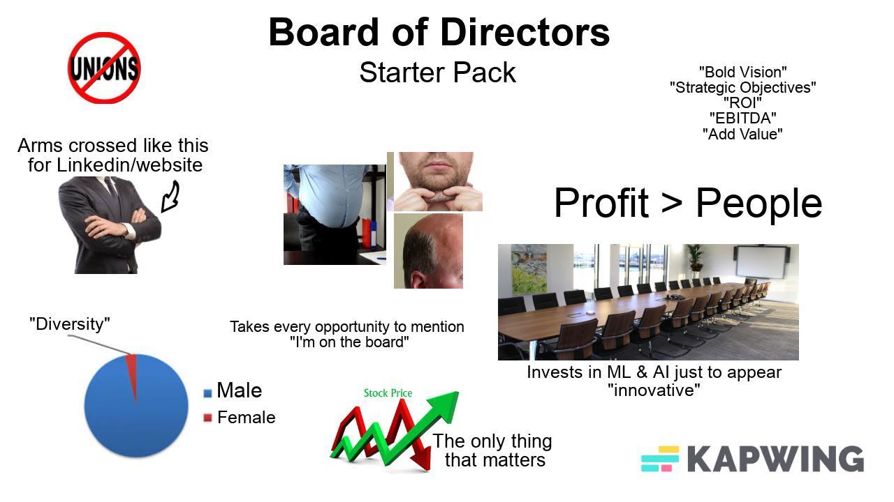 Board of Directors Starter Pack | /r/starterpacks | Starter Packs ...