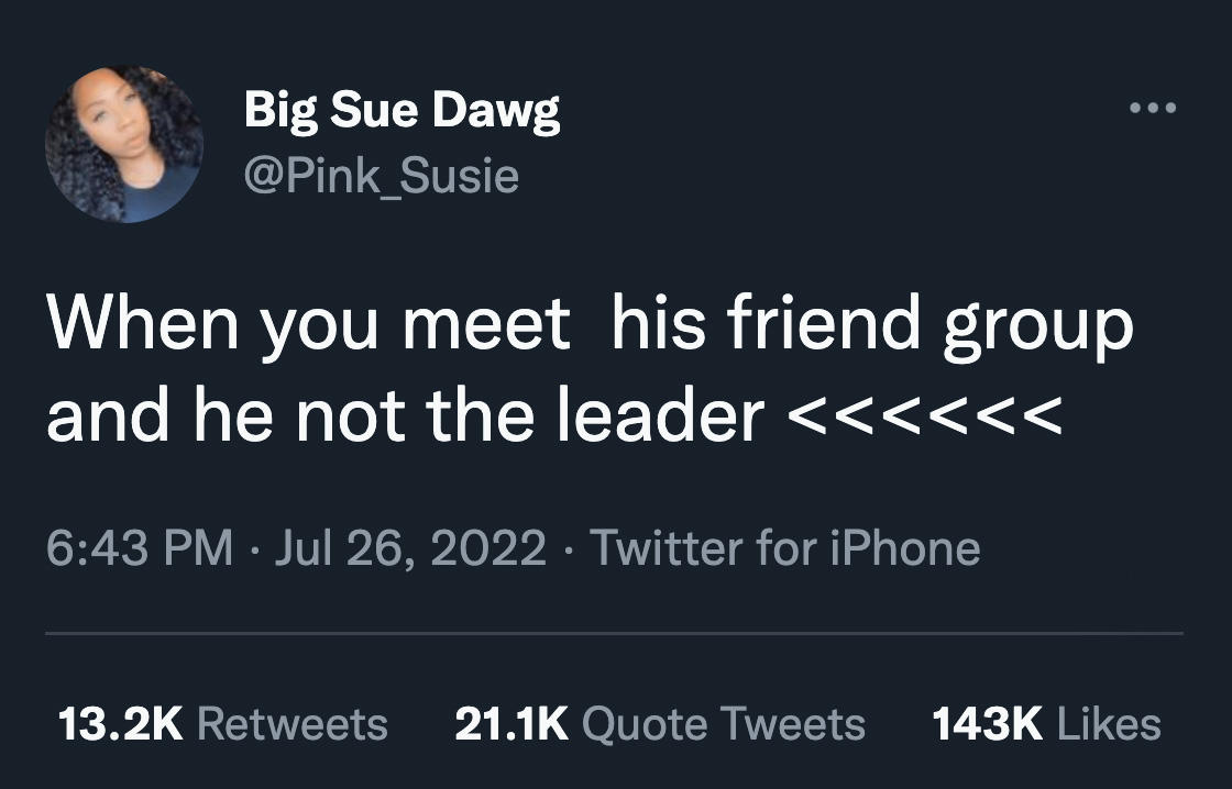 Leader Of The Friend Group Tweet / Meme Origin | Leader Of The Friend ...
