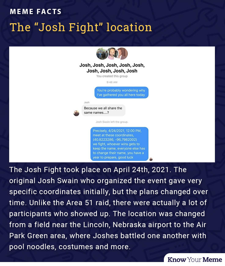 The Josh Fight Location | Know Your Meme