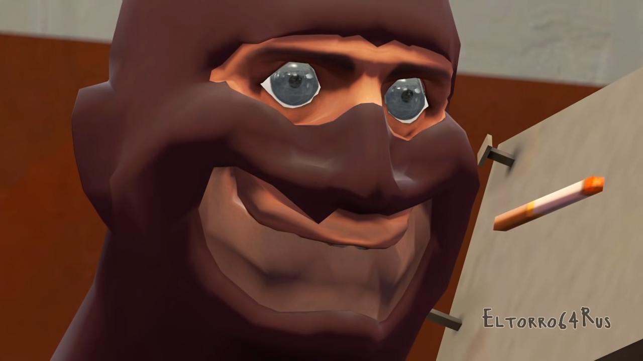 Smiling Spy with unusually large pupils #1 | Team Fortress 2 | Know ...