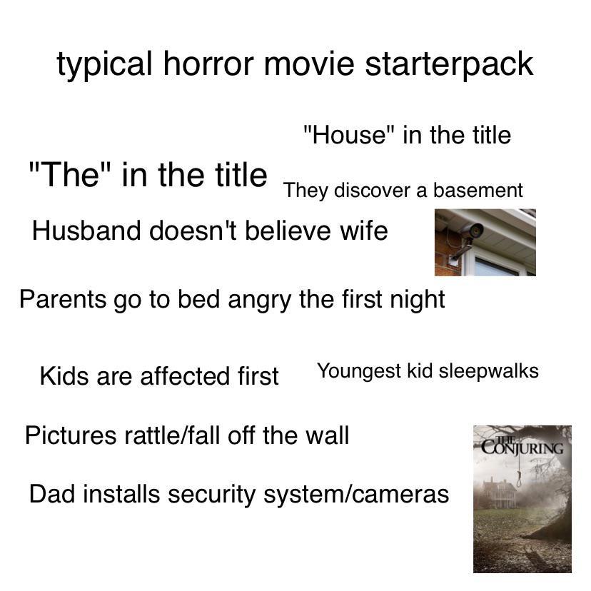 typical horror movie starterpack | /r/starterpacks | Starter Packs ...