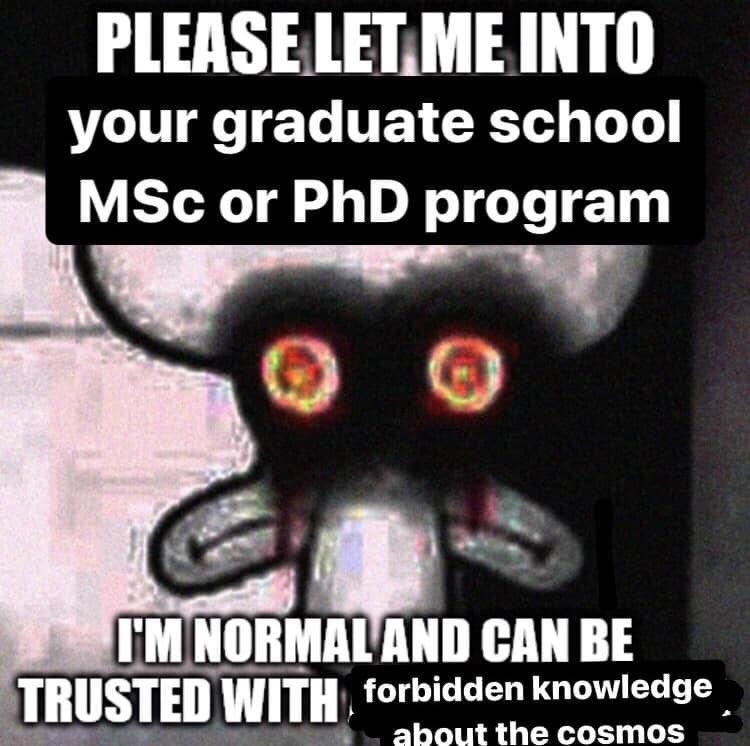 Please Let Me Into Your Graduate School MSc or PhD Program | I Am ...
