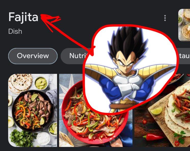 Vegeta Fajitas (meme) | Name Soundalikes | Know Your Meme