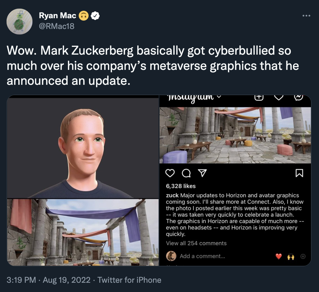Updated Mark Zuckerberg's Metaverse Avatar | Mark Zuckerberg's ...