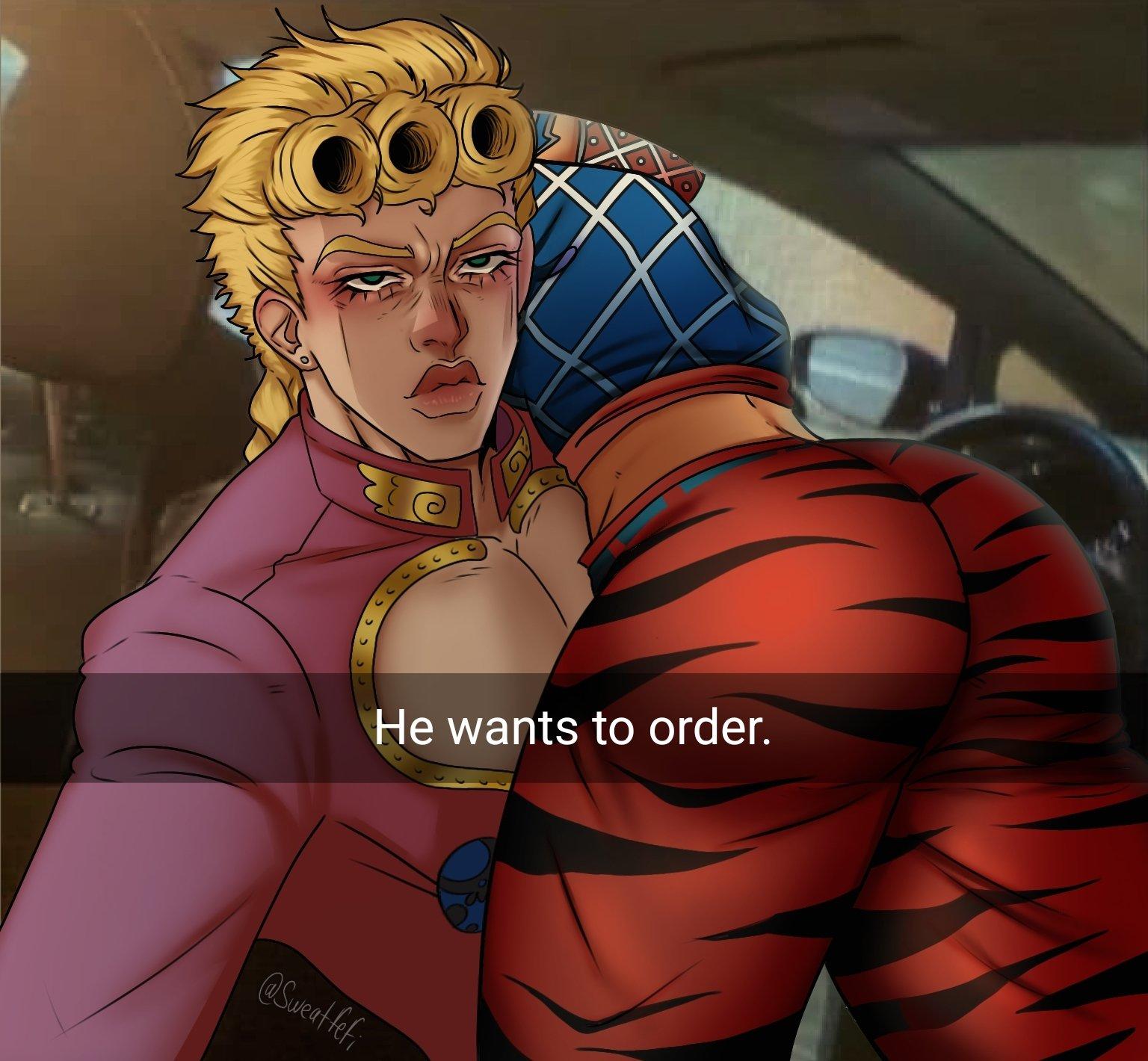 JoJo s Bizarre Adventure Wants To Order Meme He Wants To Order Know 