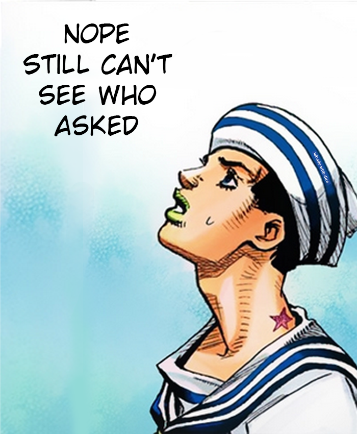 Protect Jojolion part 4 - Who Asked Gappy | /r/ShitPostCrusaders ...