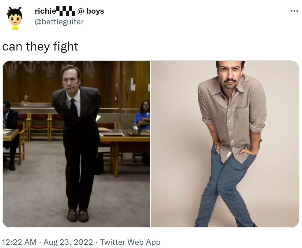 can they fight | Saul Goodman's Anime Girl Stance | Know Your Meme