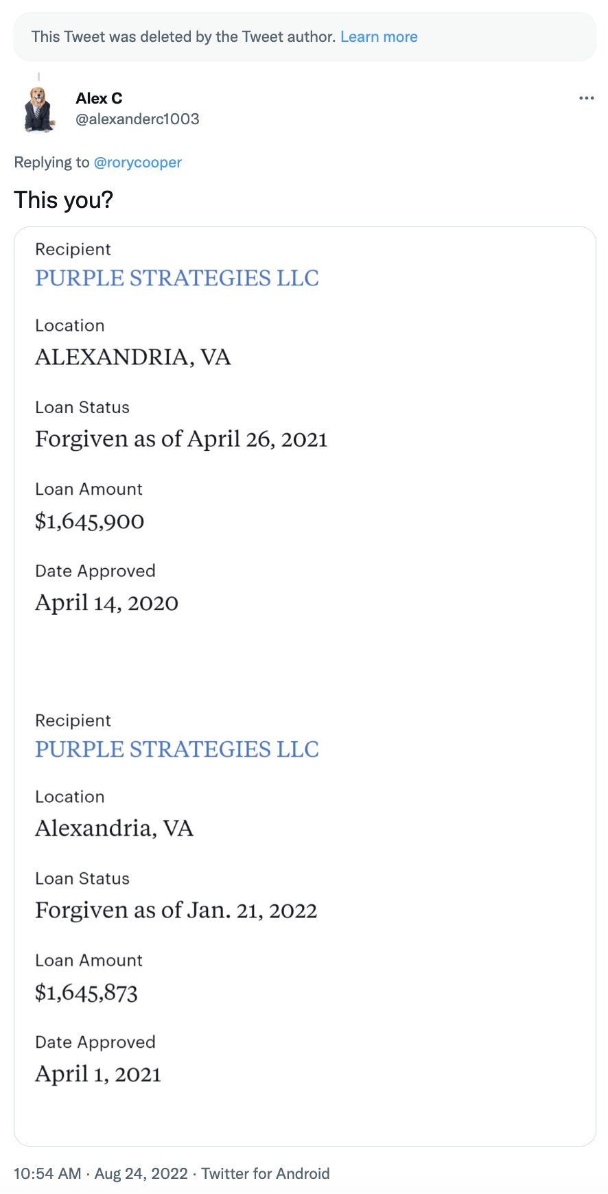 PPP Loans This You? | The White House PPP Loans Tweets | Know Your Meme