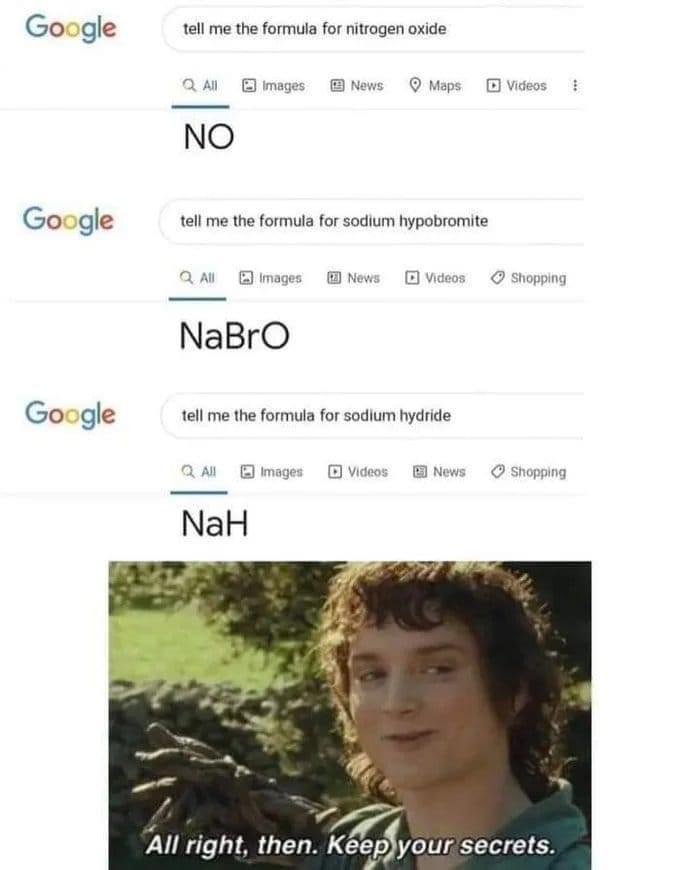 NO NaBrO NaH | /r/wholesomememes | Wholesome Memes | Know Your Meme