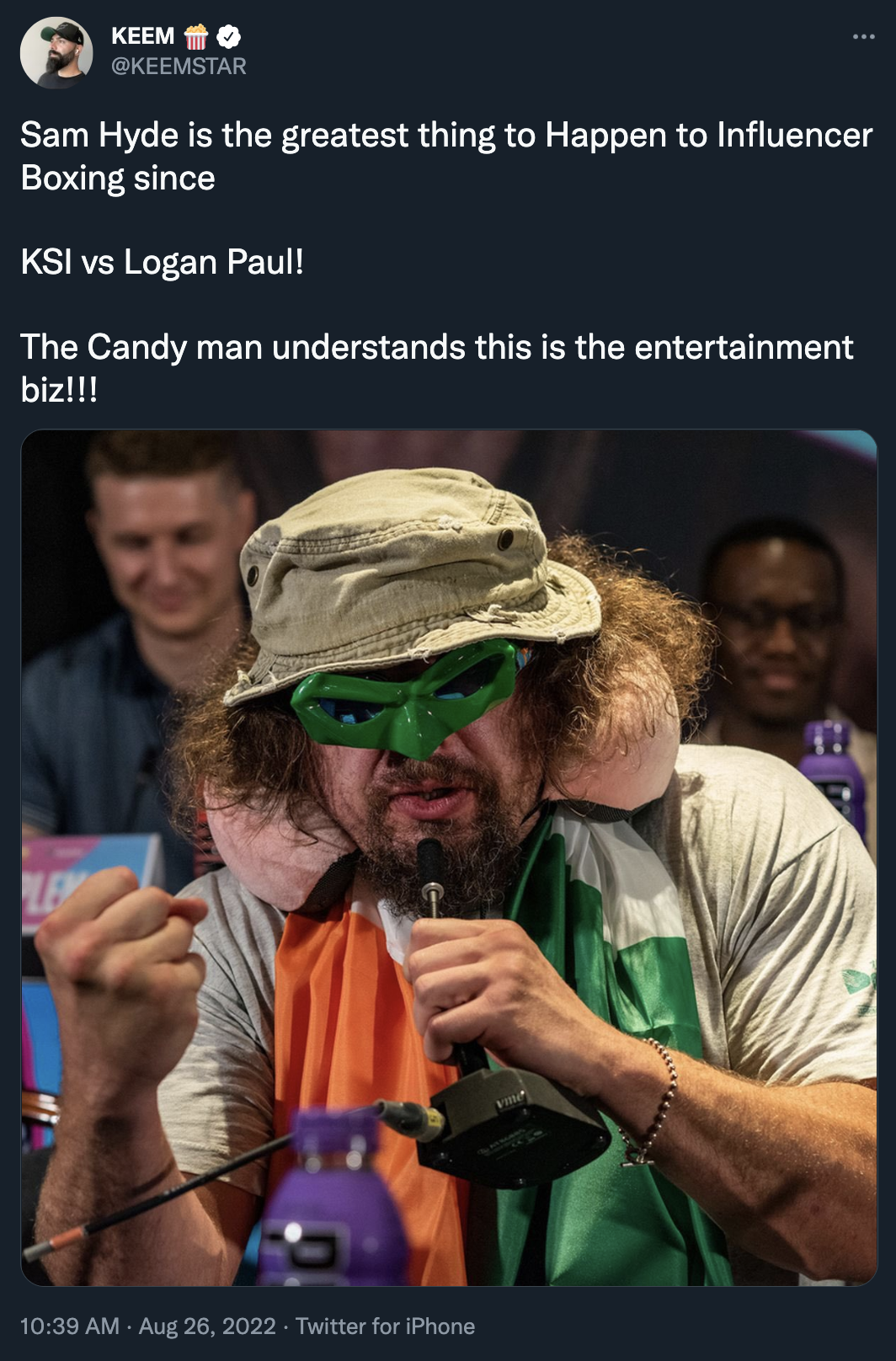 Sam Hyde Boxing "The Candyman" | Sam Hyde "The Candyman" | Know Your Meme