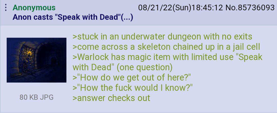 DnD is pretty fun | /r/Greentext | Greentext Stories | Know Your Meme