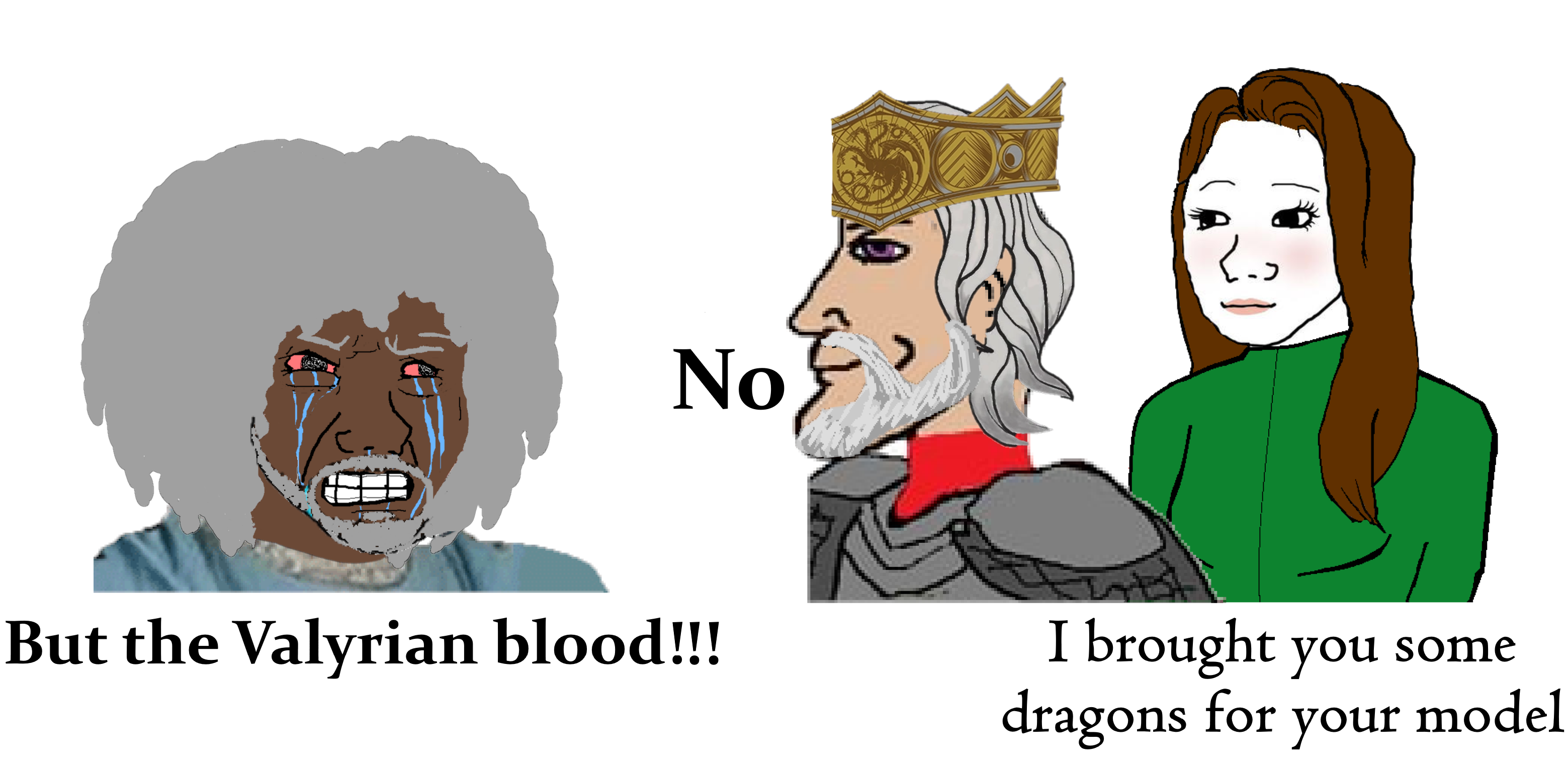 Chad king Viserys | /r/FreeFolk | /r/freefolk | Know Your Meme