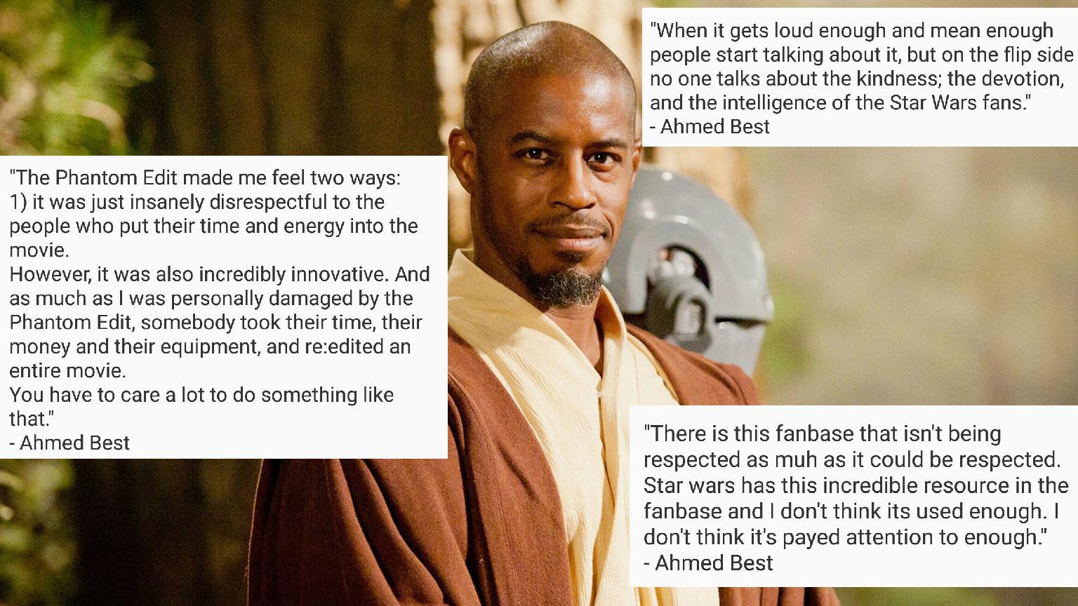 Some Star Wars fan appreciation quotes from the Best | /r/PrequelMemes ...