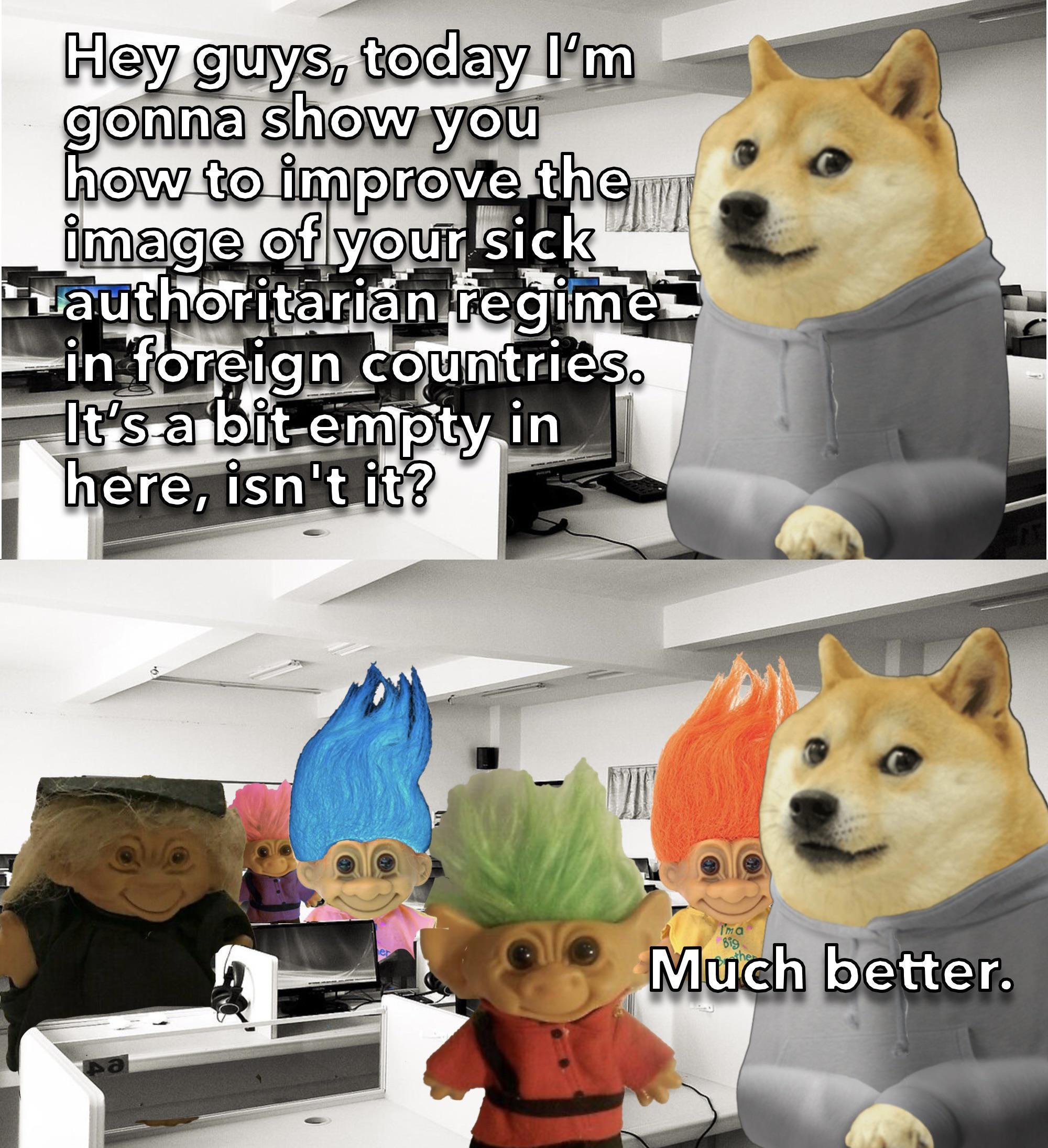 Le trolls have arrived | /r/dogelore | Ironic Doge Memes | Know Your Meme