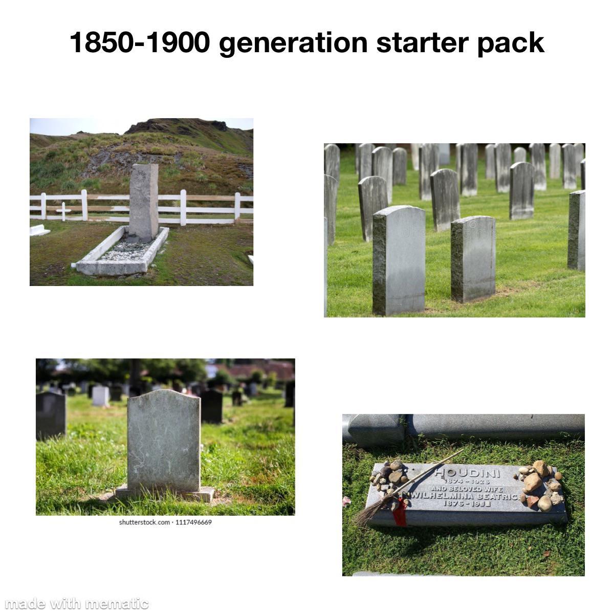 1850-1900 generation starter pack | /r/starterpacks | Starter Packs ...