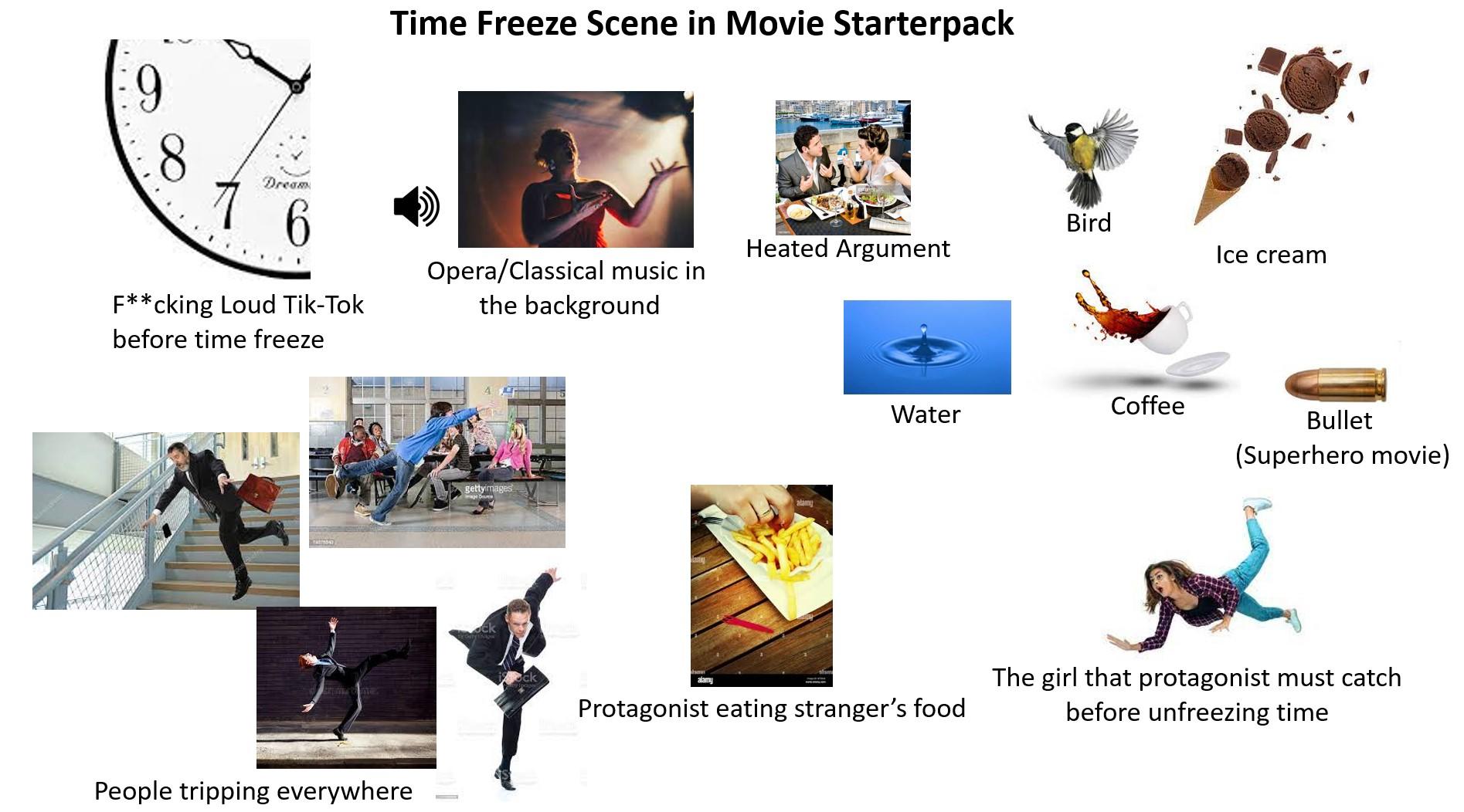 Time freeze scene in movie starterpack | /r/starterpacks | Starter ...