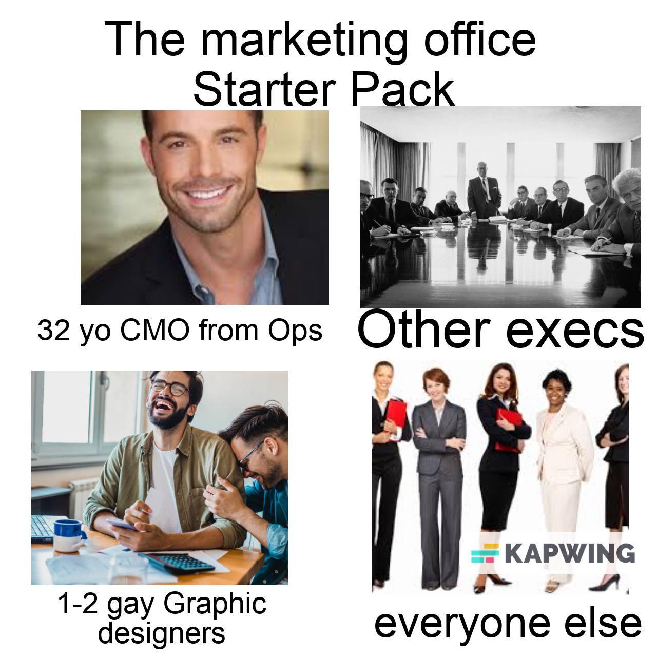 Bored with Covid... my Marketing Office Starter Pack. | /r/starterpacks ...