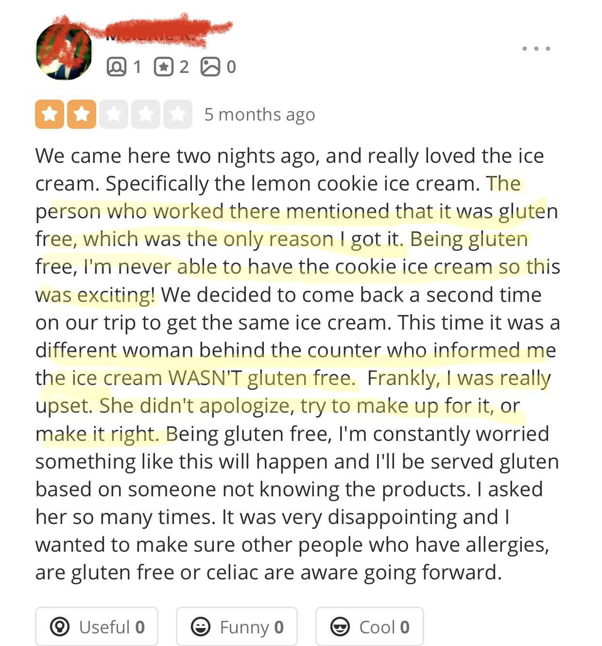 Ummm…you’re probably not allergic to gluten then | /r/Karen | Karen ...