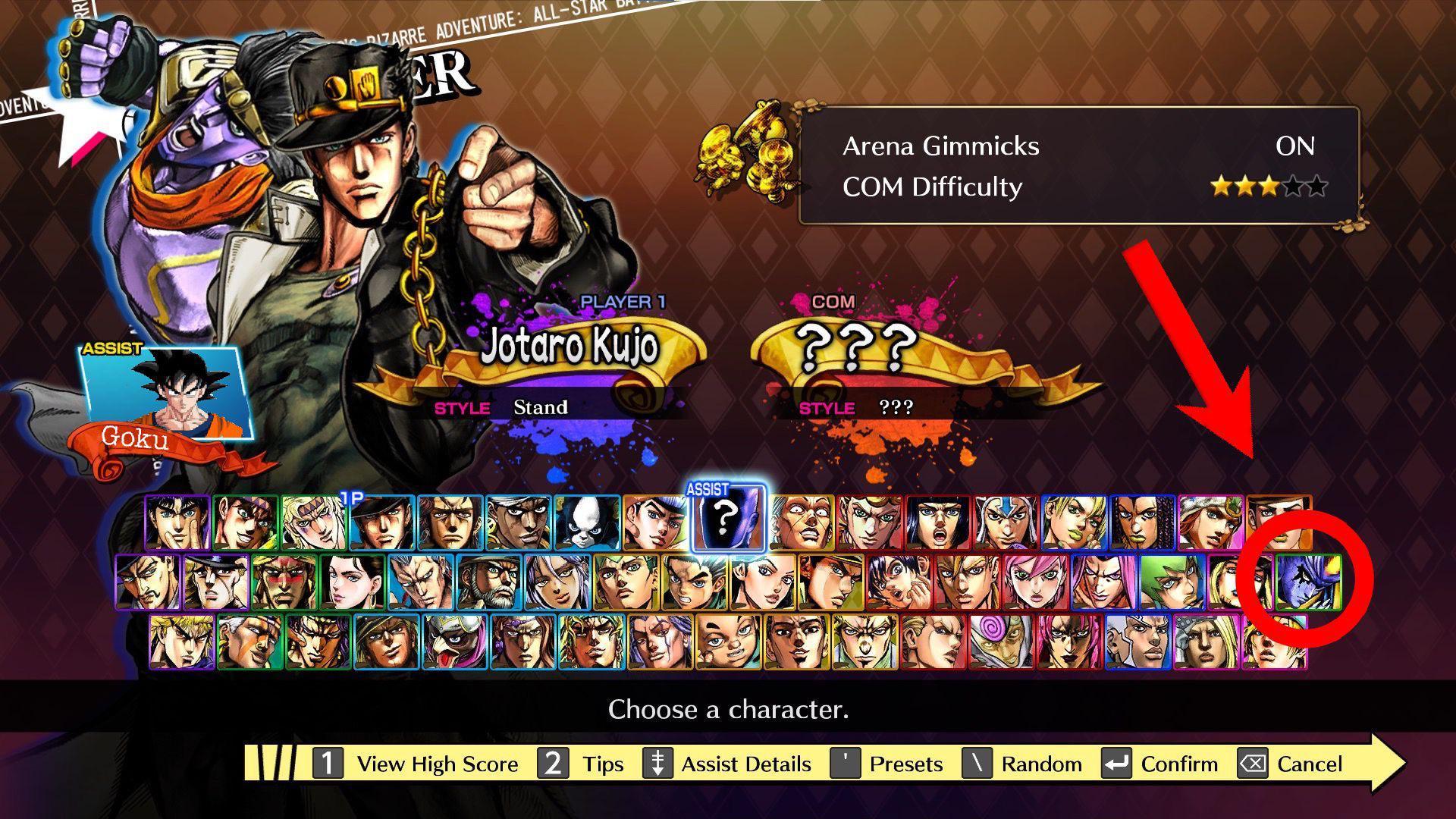 Hey guys, I was playing the new jojo game, and noticed this guy on the ...