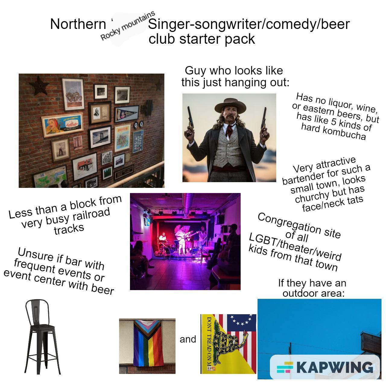 Northern Rockies Singer-Songwriter Club starterpack | /r/starterpacks ...
