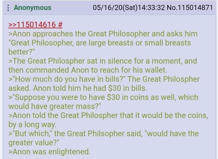 Anon gets enlightened | /r/Greentext | Greentext Stories | Know Your Meme