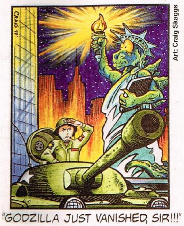Godzilla used evasive tactics | Godzilla | Know Your Meme